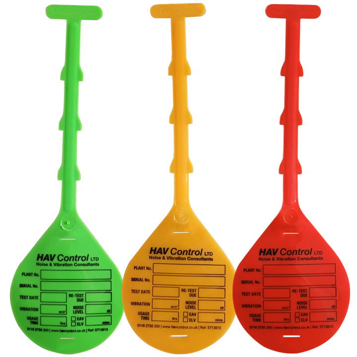 Hand Arm Vibration Tags & Labels | Noise & Vibration Consultants ...