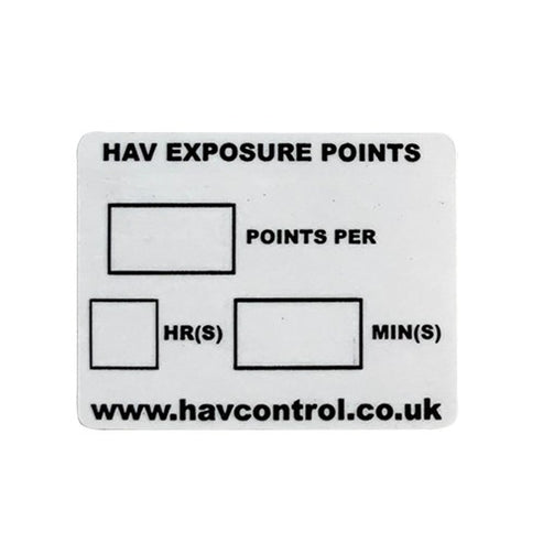 HAV Exposure Points Labels 41mm x 35mm - Supplied In Packs Of 20 ...