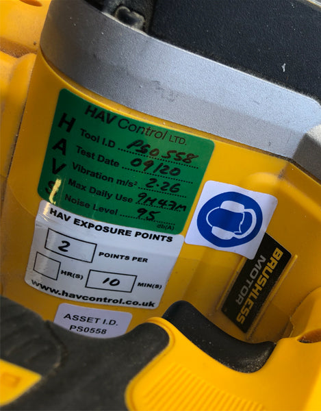HAV Exposure Points Labels 41mm x 35mm - Supplied In Packs Of 20 ...